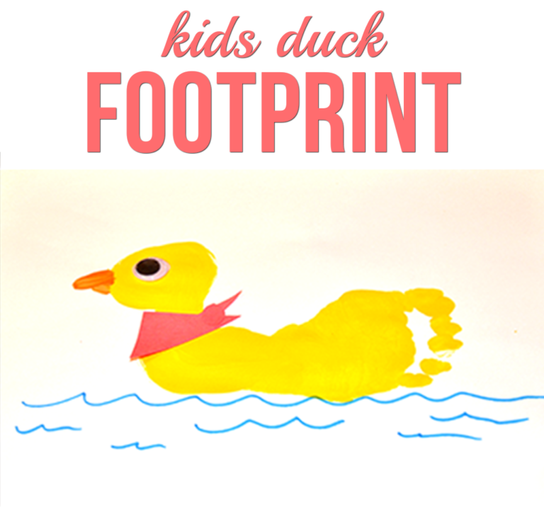 Footprint Duck Craft - A Cowboys Life
