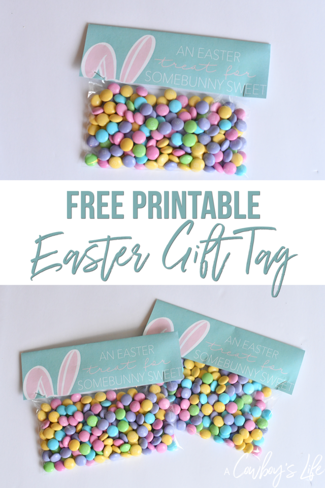 Free Printable Easter Gift Tags - A Cowboys Life