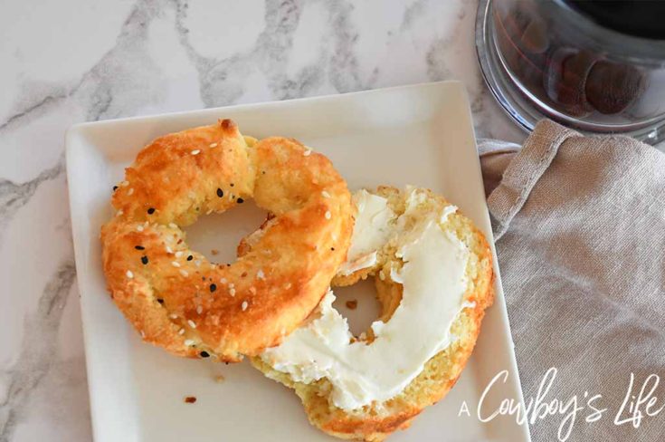 Keto Bagel Recipe (Made with 5 Ingredients) - A Cowboys Life